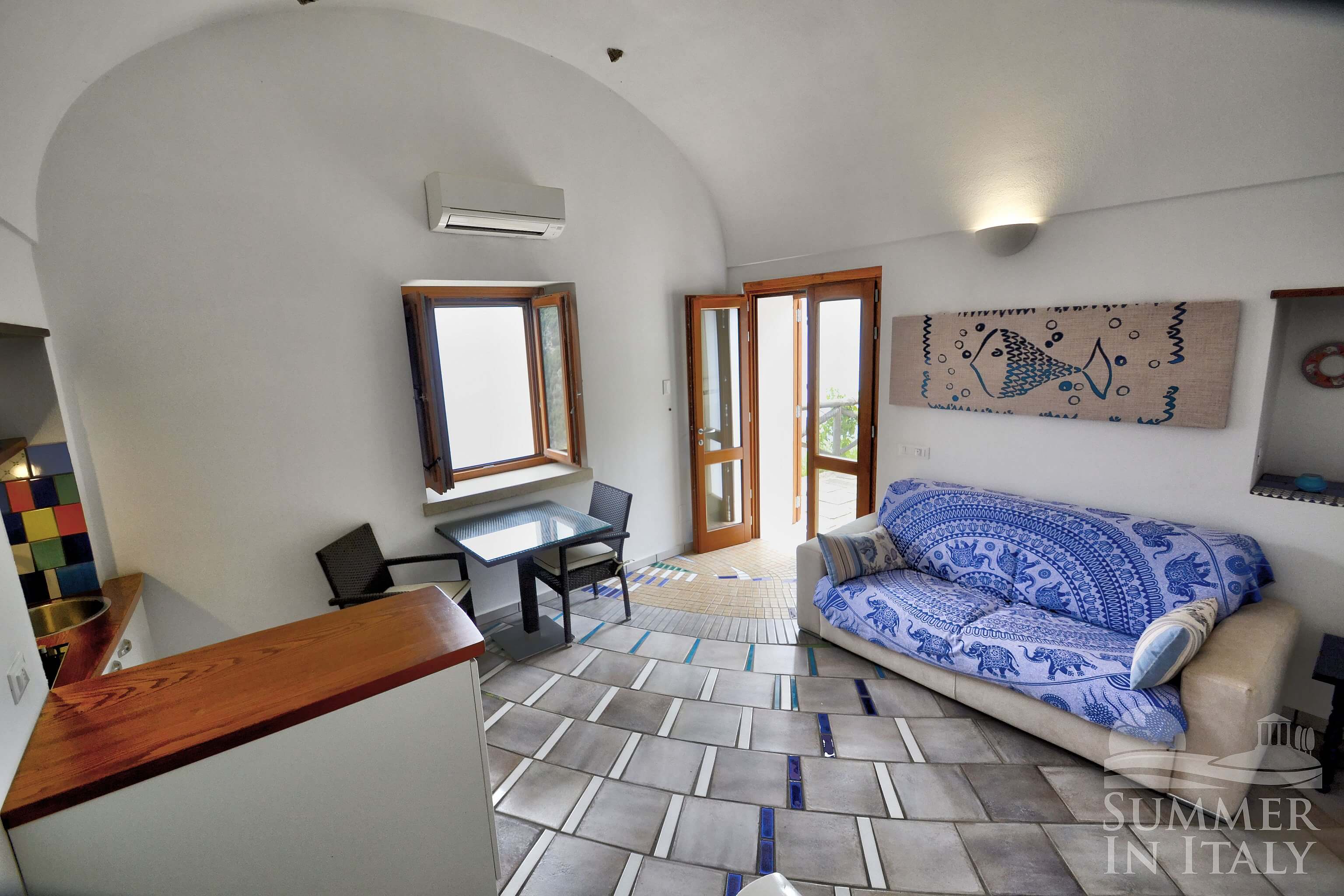 Casa Alcea: Self catering accommodation in Furore, Amalfi Coast, Italy